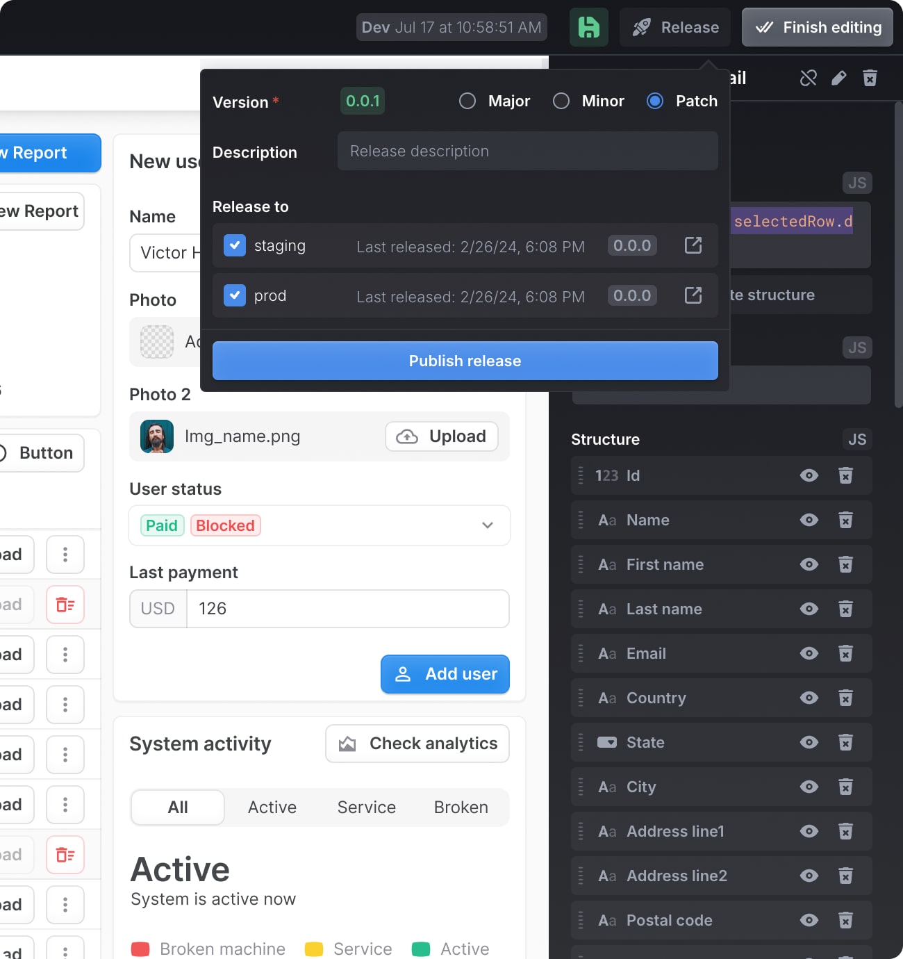 Low code platform | UI Bakery